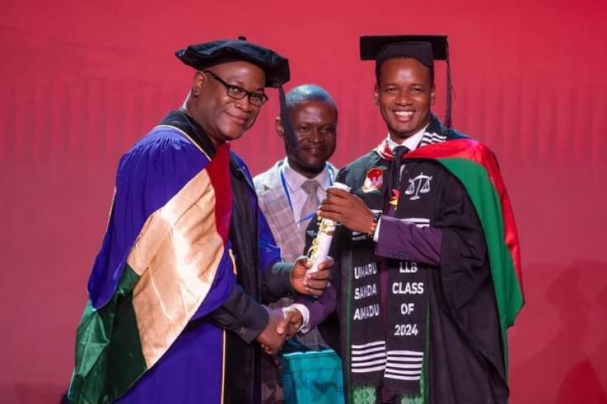 Umaru Sanda Amadu Celebrates Law Degree Milestone - The Hub Web