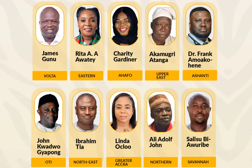2025 Ghana Regional Ministers: Full List and Biographies of All 16 ...